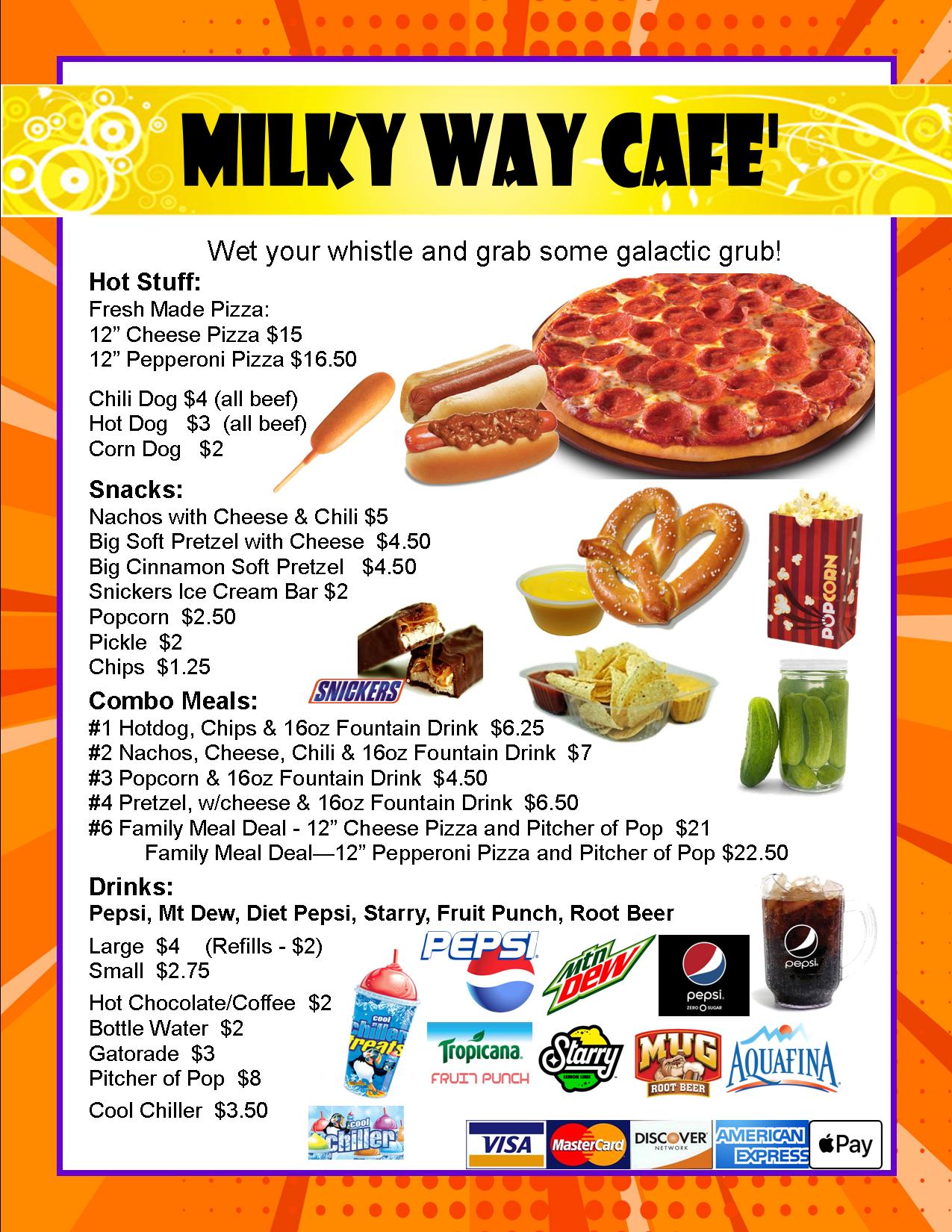 Milky Way Cafe - Jumpin' Jupiter Skate & Fun Center